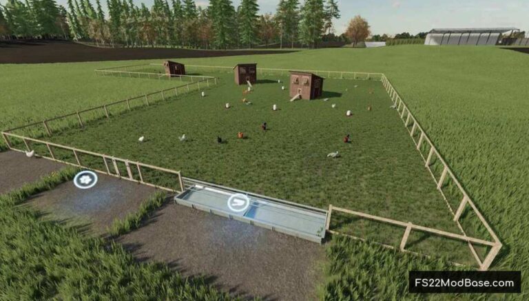 Large Placeable Chicken Pen - Farming Simulator 22 Mod | LS22 Mod ...