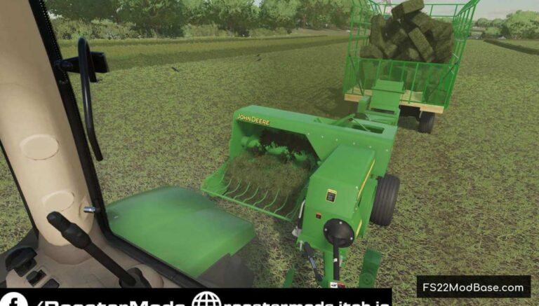 John Deere 348 Baler - Farming Simulator 22 Mod | LS22 Mod | FS22 Mod