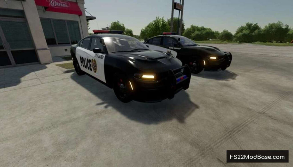Dodge Charger SRT Police - Farming Simulator 22 Mod | LS22 Mod | FS22 Mod