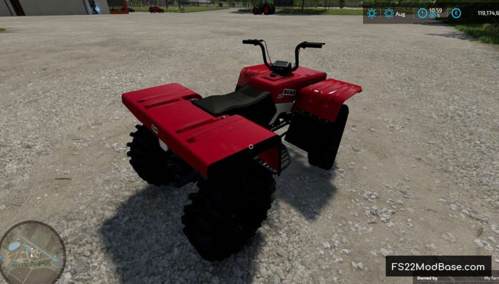 Lizard Quad Bear 350 4x4 - Farming Simulator 22 Mod | LS22 Mod | FS22 Mod