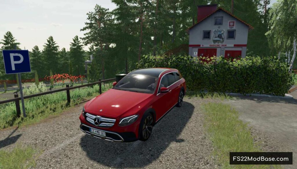 Mercedes Benz E-Class 2017 - Farming Simulator 22 Mod | LS22 Mod | FS22 Mod