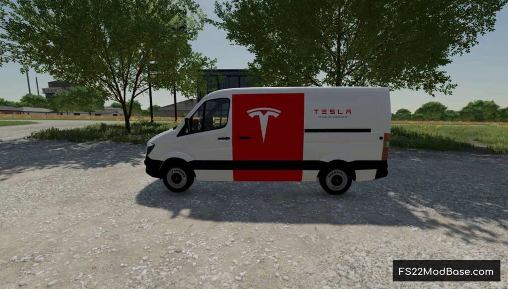 Mercedes Benz Sprinter-Tesla Service Van - Farming Simulator 22 Mod ...