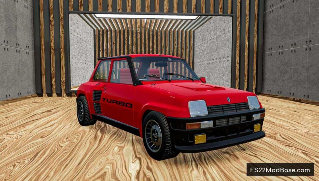 Renault 5 Turbo 1980 - Farming Simulator 22 Mod | LS22 Mod | FS22 Mod