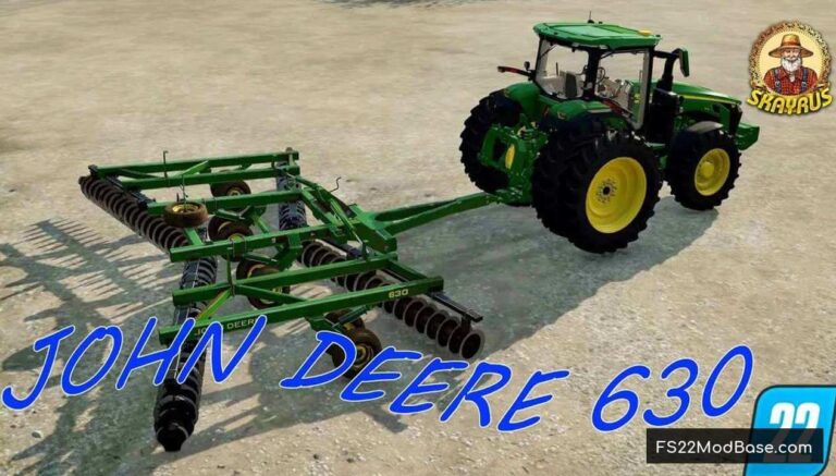 John Deere 630 Disk - Farming Simulator 22 Mod | LS22 Mod | FS22 Mod