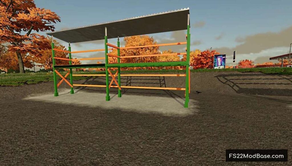Outdoor Storage Shelf - Farming Simulator 22 Mod | LS22 Mod | FS22 Mod