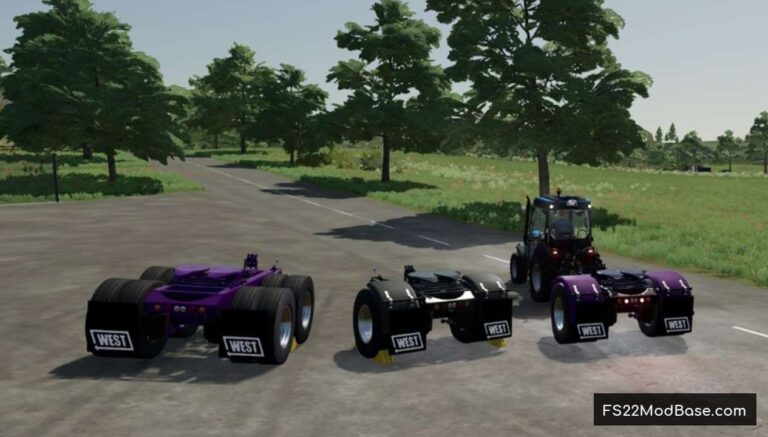 West Semi Trailer Dolly - Farming Simulator 22 Mod | LS22 Mod | FS22 Mod