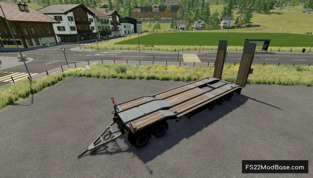 5 Axle Goldhofer Lowloader - Farming Simulator 22 Mod | LS22 Mod | FS22 Mod