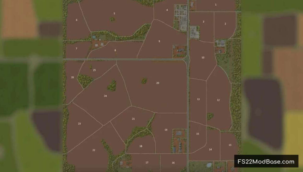 Estancia Sao Carlos Map - Farming Simulator 22 Mod | LS22 Mod | FS22 Mod