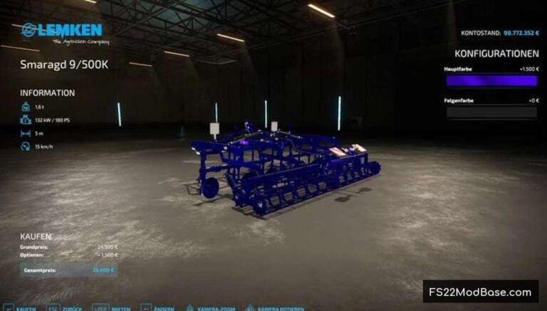 Cultivator with plow function - Farming Simulator 22 Mod | LS22 Mod ...