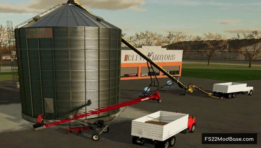 Big Meridian Grain Bin - Farming Simulator 22 Mod | LS22 Mod | FS22 Mod